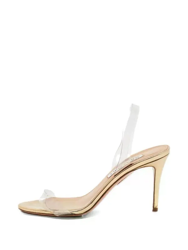 AQUAZZURA So Nude Ankle-strap Sandals - White