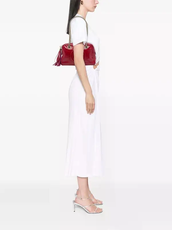 Gucci 2016-2026 Patent Soho Chain Zip Shoulder Bag