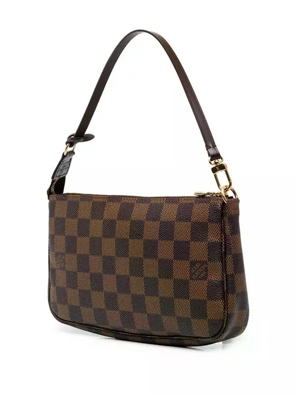 LOUIS VUITTON 2007 Damier Ebene Pochette Accessoires Shoulder Bag
