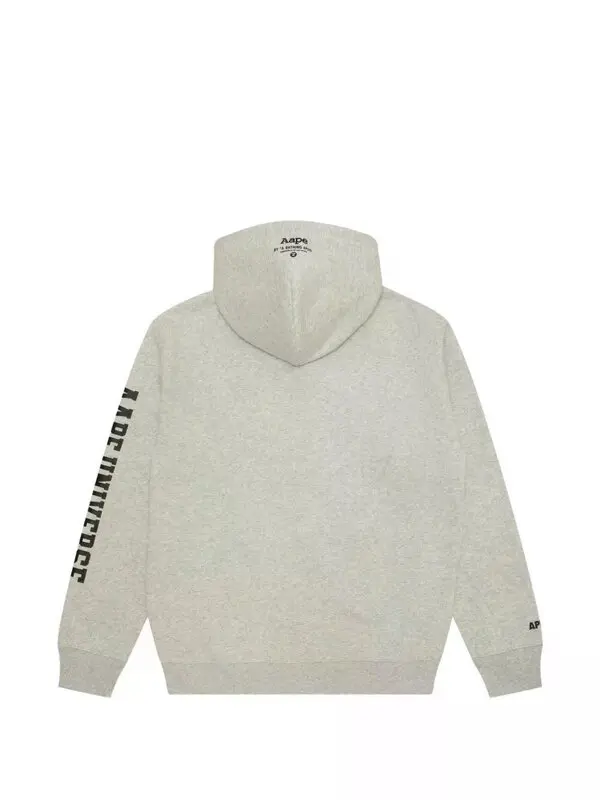 AAPE BY *A BATHING APE Logo-patch Zip-up Hoodie