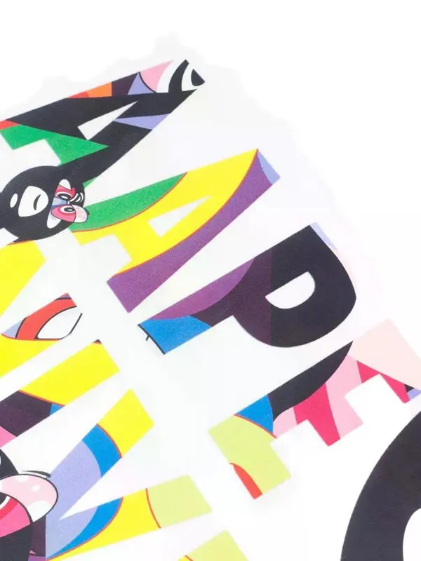 AAPE BY *A BATHING APE X Eric Inkala Moonface T-shirt