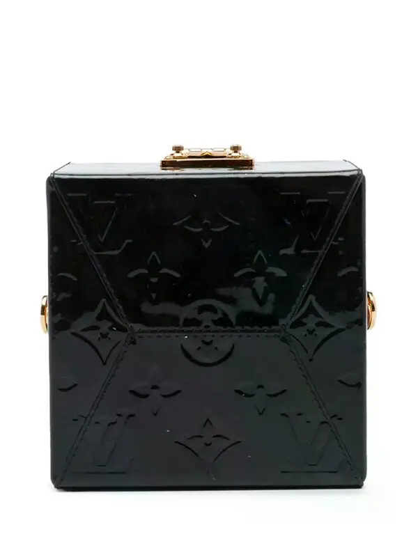 LOUIS VUITTON 2019 Monogram Vernis Bleecker Box Vanity Bag