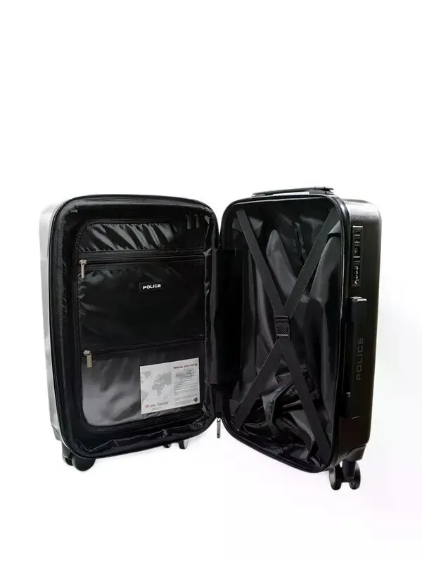 POLICE Logo-embossed Hardshell Suitcase
