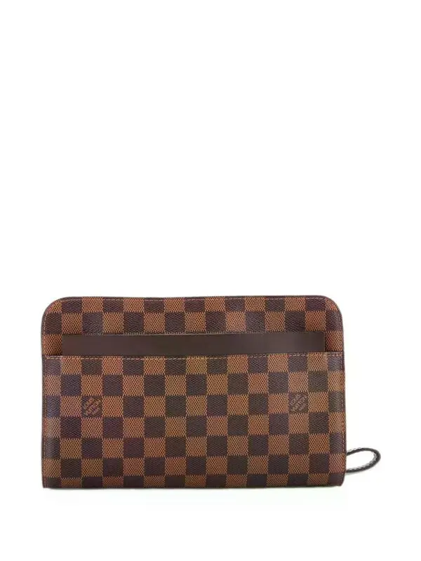 LOUIS VUITTON Pochette Saint Louis Damier Clutch Bag