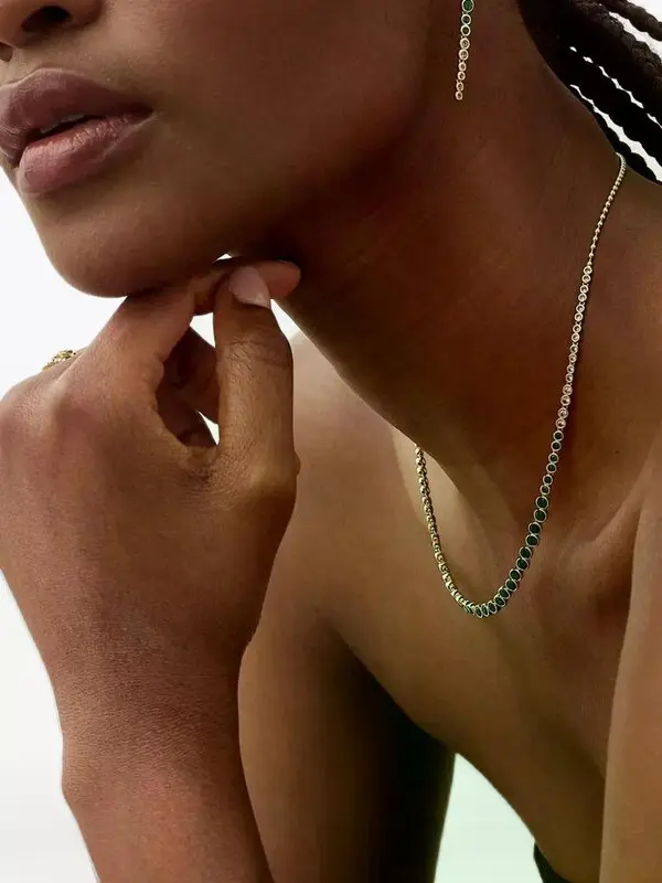 EDGE OF EMBER Serena Tennis Onyx Necklace