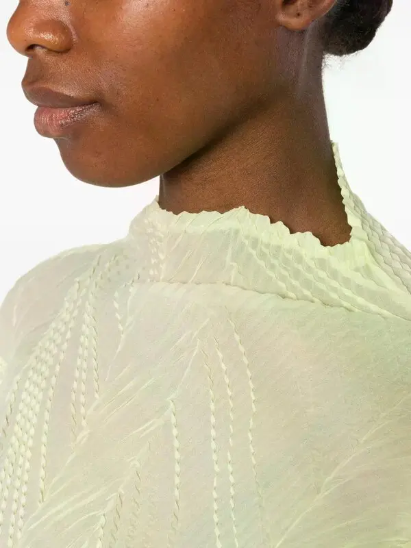 Issey Miyake Zigzag Pleats Top