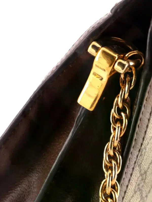 Gucci Ophidia Chain Shoulder Bag Gg Coated Canvas Small Crossbody Bag