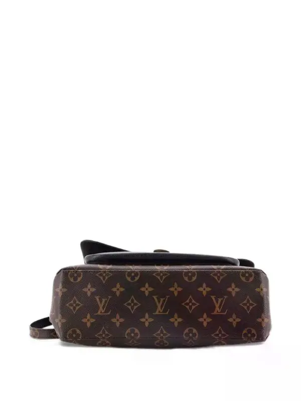 LOUIS VUITTON Marignan Handbag Monogram Canvas With Leather Shoulder Bag
