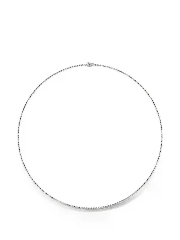 David Yurman Sculpted Cable Chain Necklace - Silver
