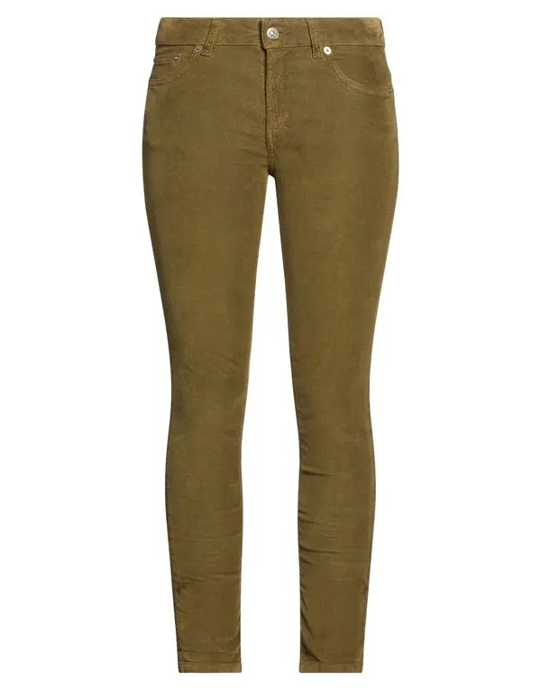 DONDUP Pants Camel Size Cotton, Lyocell, Elastane - Green