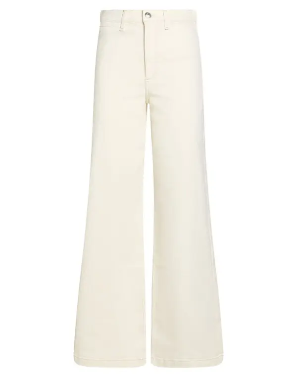 Rag & Bone Jeans Ivory Size Cotton, Lyocell, Polyester, Elastane