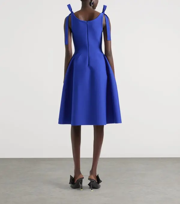 Givenchy Bow-strap Flared Midi Dress