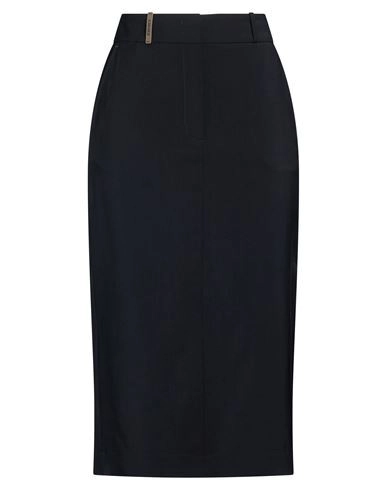 Peserico Midi Skirt Midnight Size Virgin Wool, Elastane - Blue