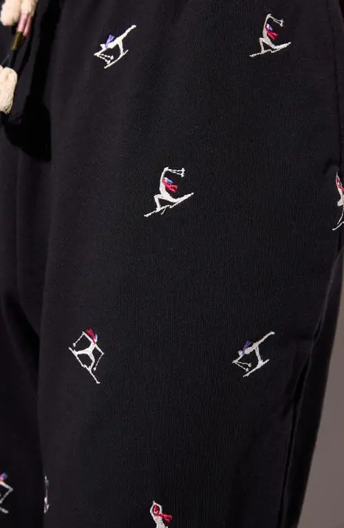 Spiritual Gangster Namaski Hudson Embroidered Sweatpants