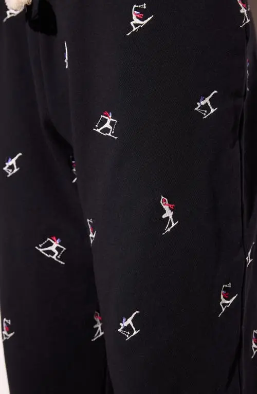 Spiritual Gangster Namaski Hudson Embroidered Sweatpants