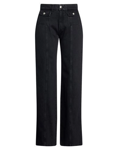 7 For All Mankind Lotta Jeans Size Cotton, Elastane - Black