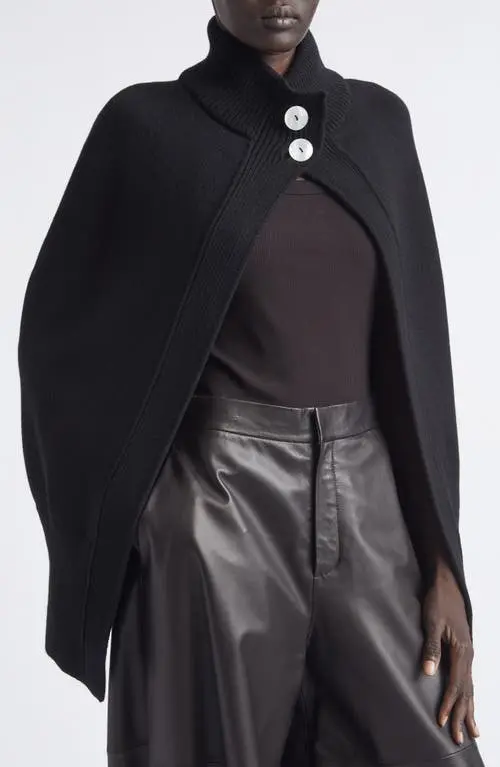 NACKIYE Roxalena Wool & Cashmere Knit Cape