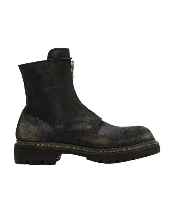 Guidi Front Zipped Ankle Boots