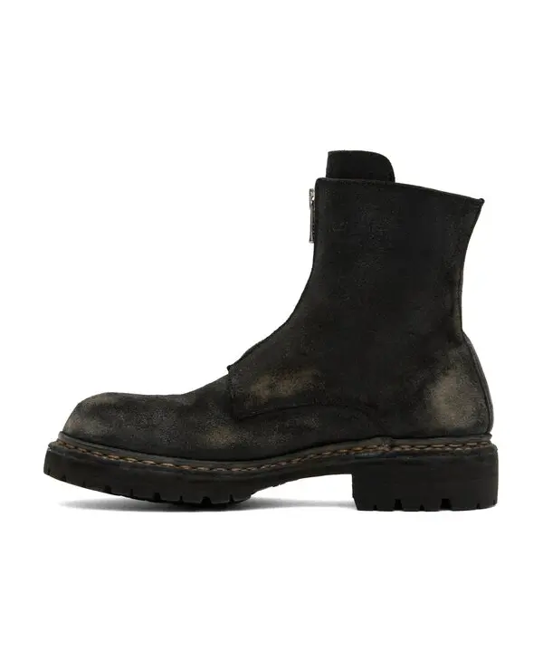 Guidi Front Zipped Ankle Boots