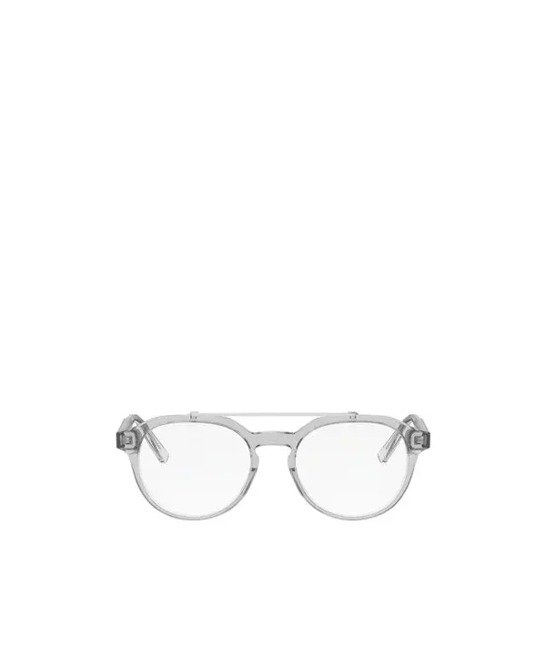 Dior Logo Flat-frame Glasses - Silver