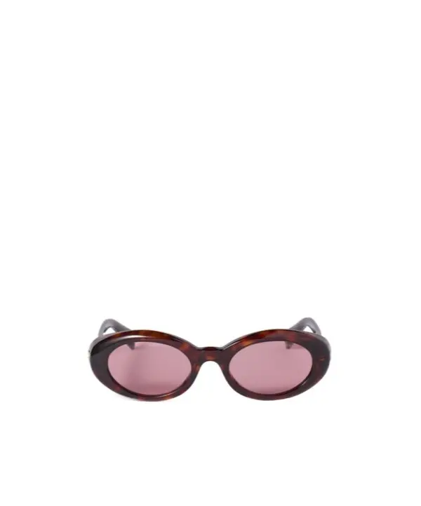 Miu Miu Oval-frame Sunglasses - Pink