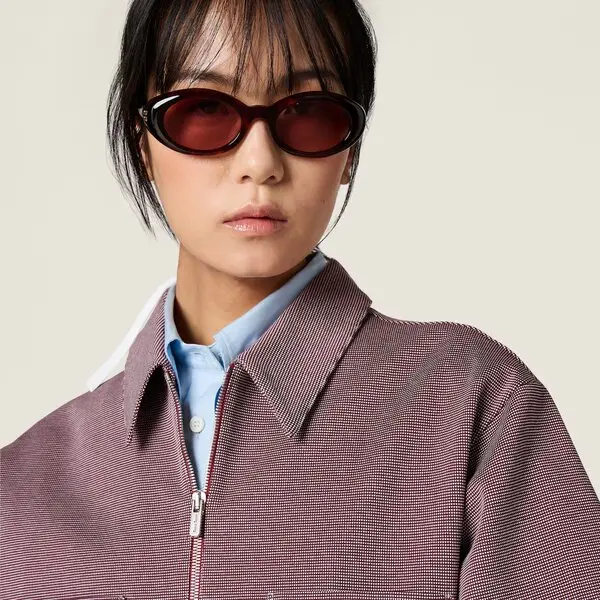 Miu Miu Oval-frame Sunglasses