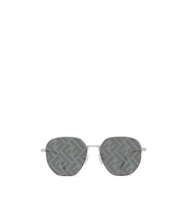 Fendi Round Frame Travel Sunglasses - Gray