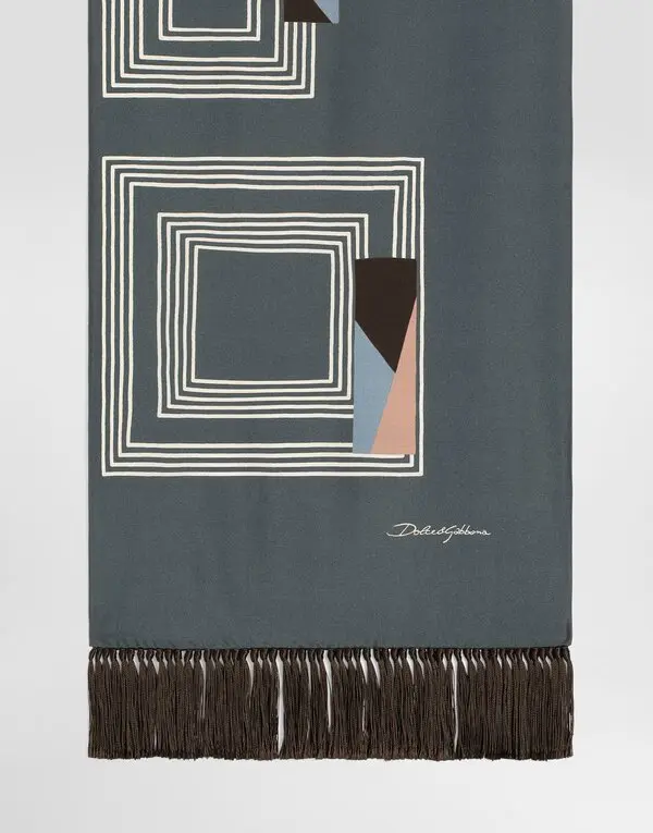 Dolce & Gabbana Geometric Scarf