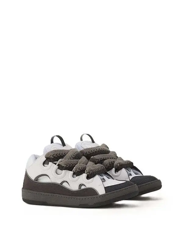 LANVIN Mid-top Chunky Lace-up Sneaker