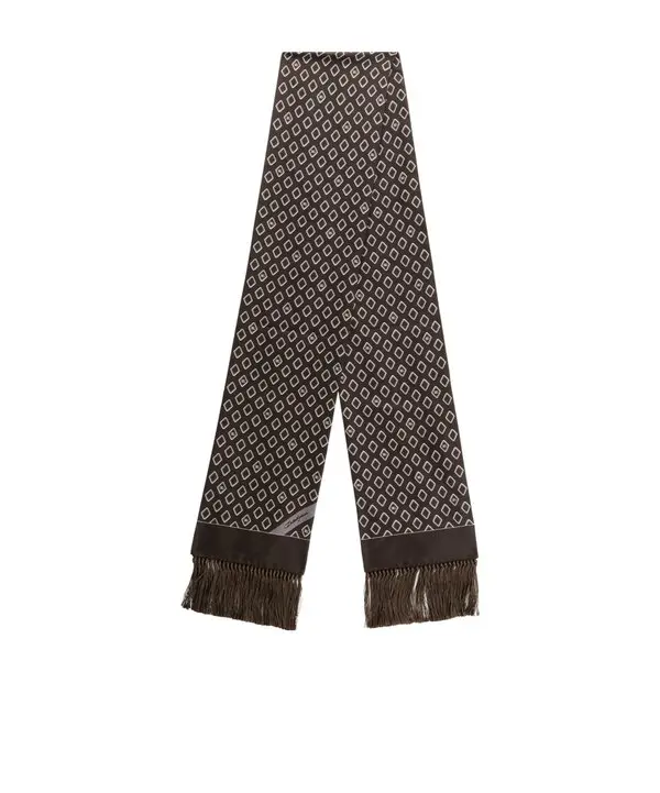 Dolce & Gabbana Geometric-pattern Silk Scarf