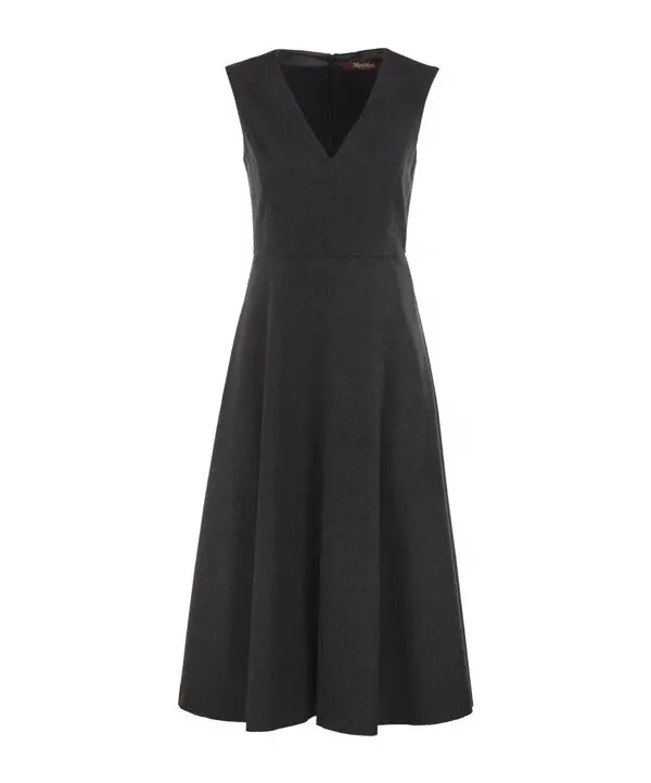 Max Mara Mstcurva V-neck Midi Dress