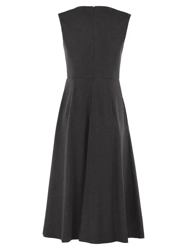 Max Mara Mstcurva V-neck Midi Dress