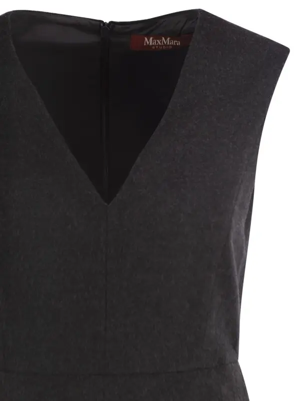 Max Mara Mstcurva V-neck Midi Dress