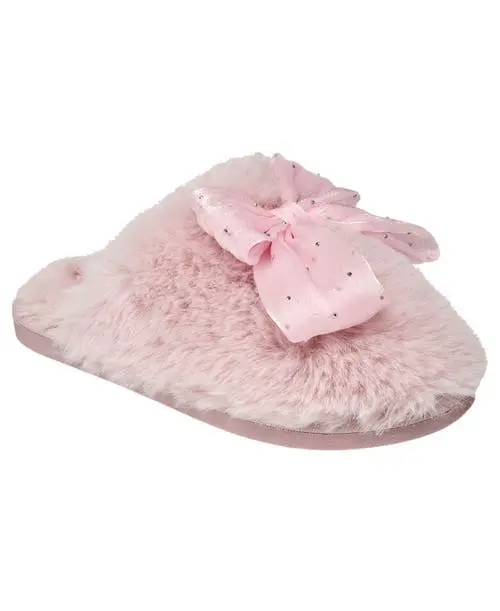 Thalia Sodi Bling Bow Slipper - Pink