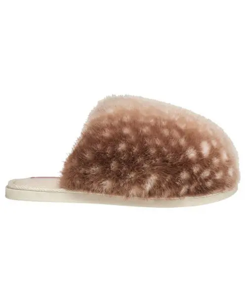 Thalia Sodi Bambi Sheepskin Fur Band Slipper