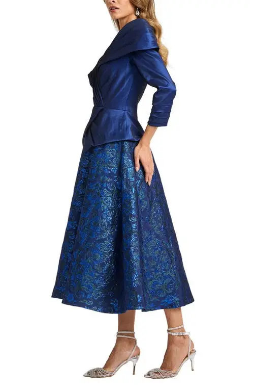 Tadashi Shoji Renwick Portrait Midi Dress