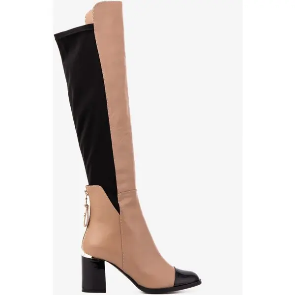 VINCI LEATHER SHOES The Verona Leather Knee High Boot