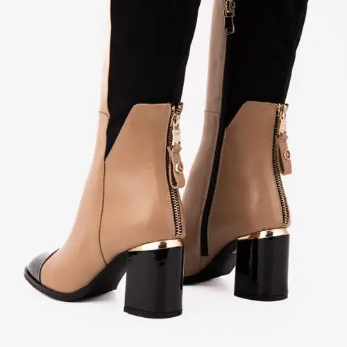 VINCI LEATHER SHOES The Verona Leather Knee High Boot