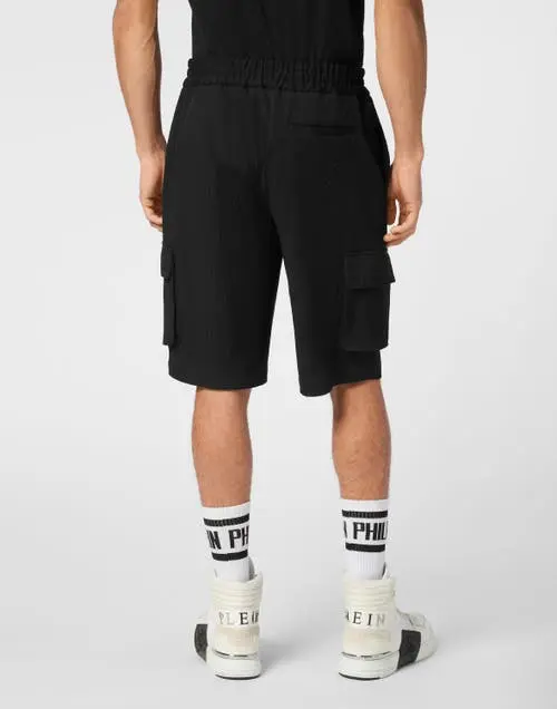 Philipp Plein Cargo Shorts Racing Club