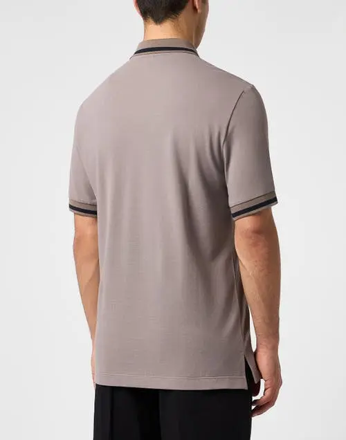 Philipp Plein Polo T-shirt Logo - Beige