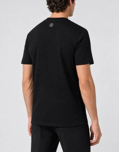 Philipp Plein Round Neck T-shirt Plein Dragon Stones