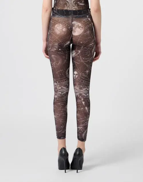 Philipp Plein Tulle Leggings Zodiac