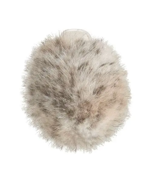 Thalia Sodi Animal Leopard Puff Ball Slipper