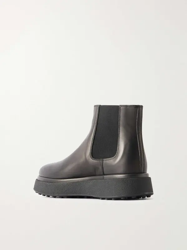 TOD'S Gomma 30 Leather Ankle Boots
