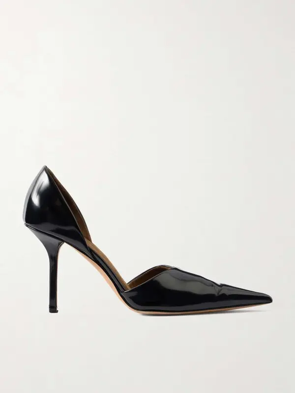 Calvin Klein Erin D'orsay 75 Patent-leather Pumps