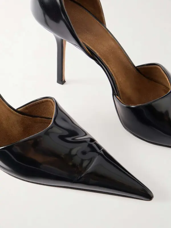 Calvin Klein Erin D'orsay 75 Patent-leather Pumps