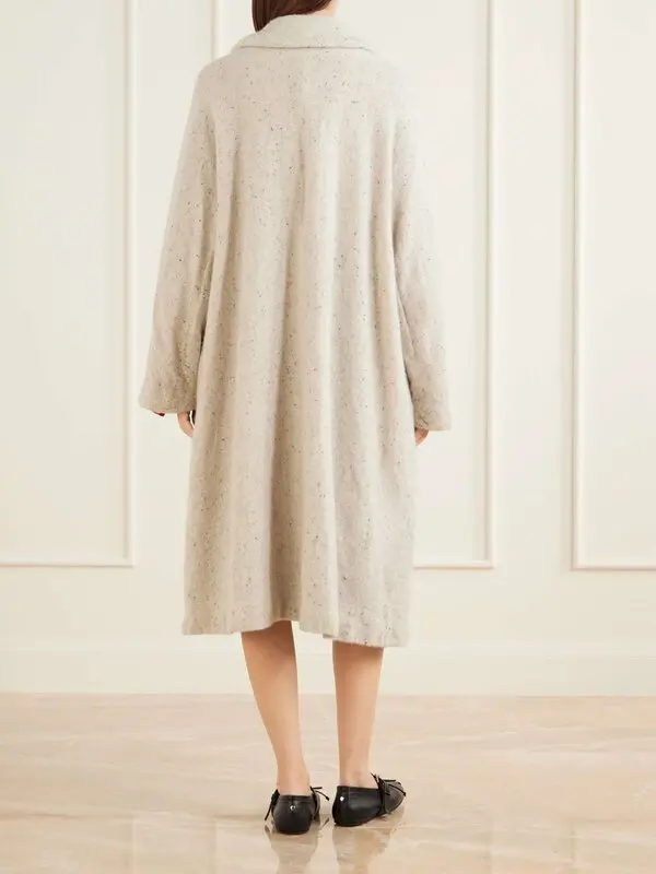 Comme Des Garçons Wool-blend Tweed Coat
