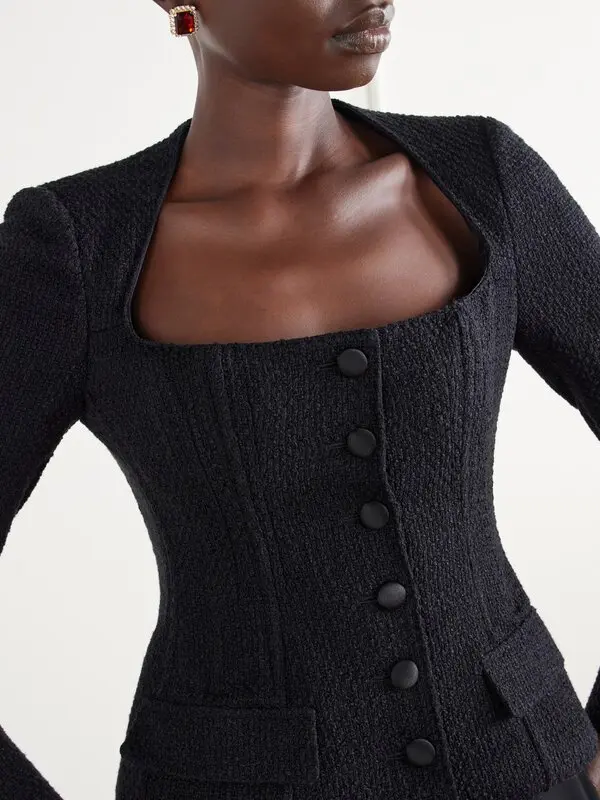 Dolce & Gabbana Bustier Tweed Jacket