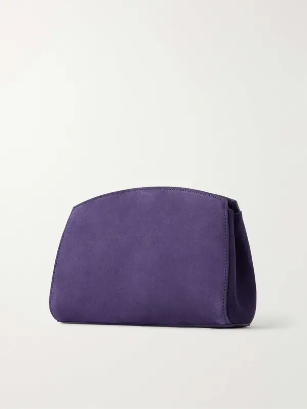 LIFFNER Pushlock Suede Clutch