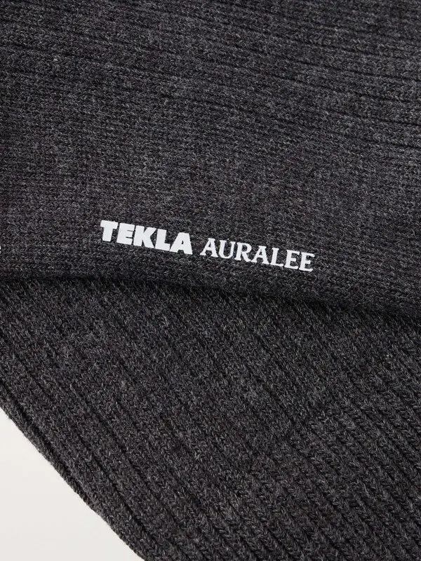 TEKLA Auralee Ribbed Organic Cotton-blend Socks